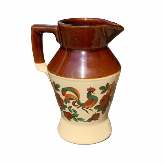 Mccoy | Dining | Vtg Mccoy Pottery Rooster Syrup Pitcher Usa | Poshmark